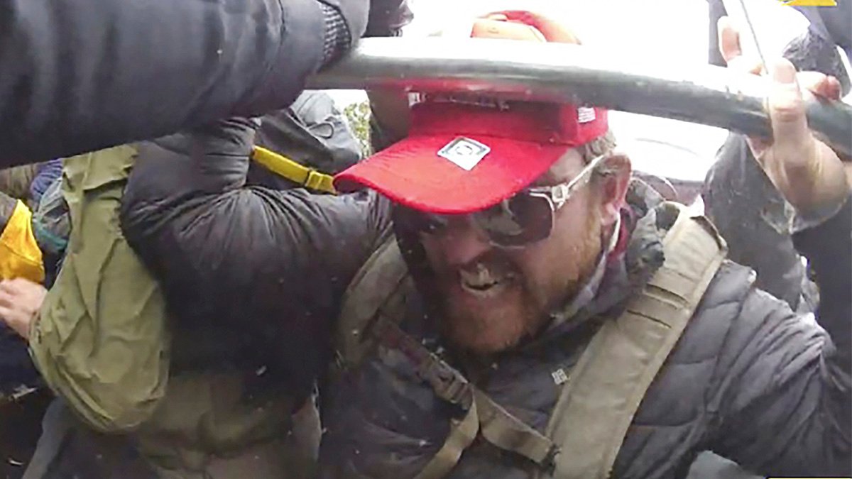 Man with megaphone who led attack on police on Jan. 6 gets 7 years in ...
