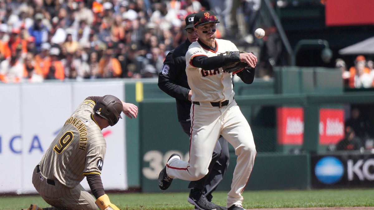 GIants walk off Padres in San Francisco home opener – NBC 7 San Diego