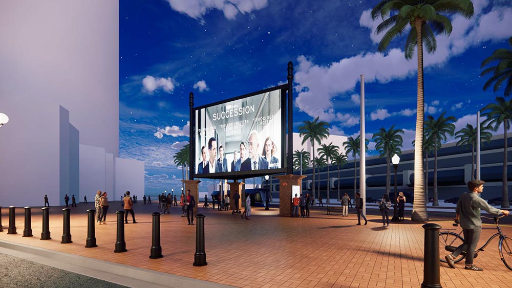 Giant video screens light up the Gaslamp Quarter – NBC 7 San Diego