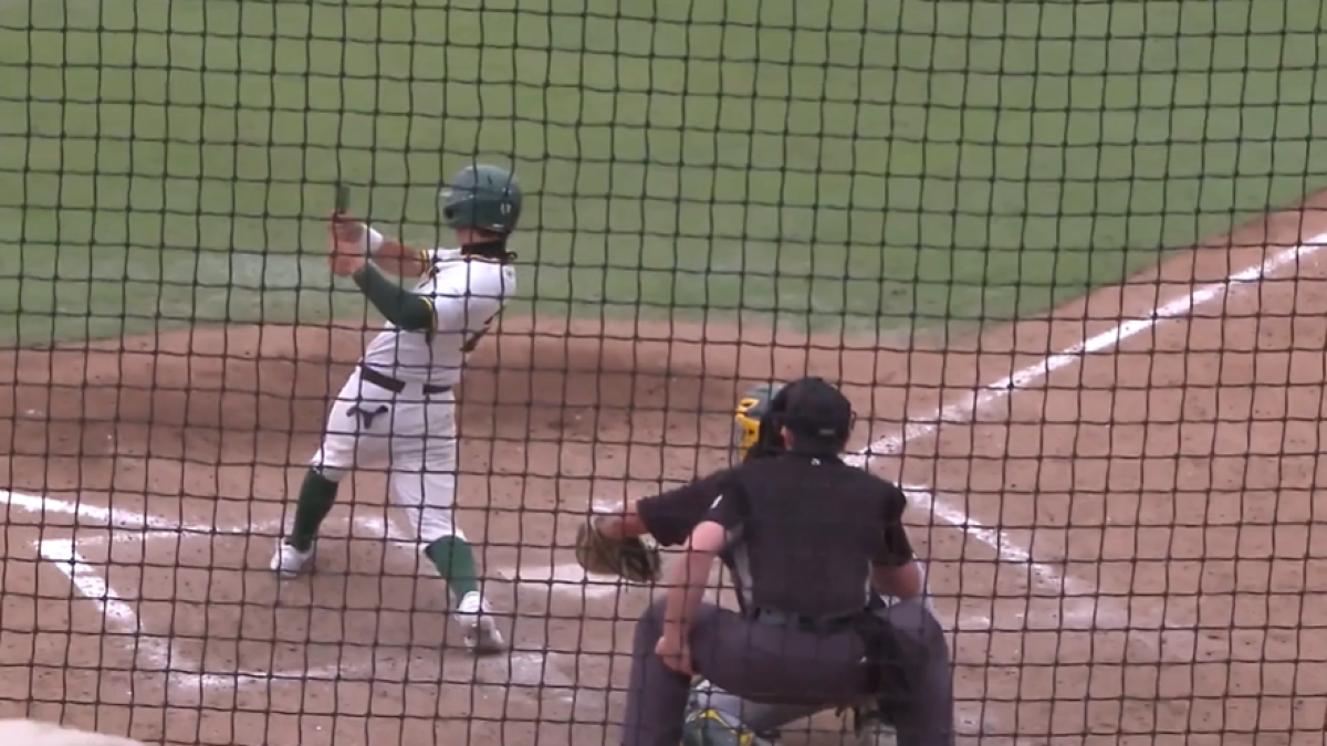 Pitcher snaps metal bat clean in half – NBC 7 San Diego