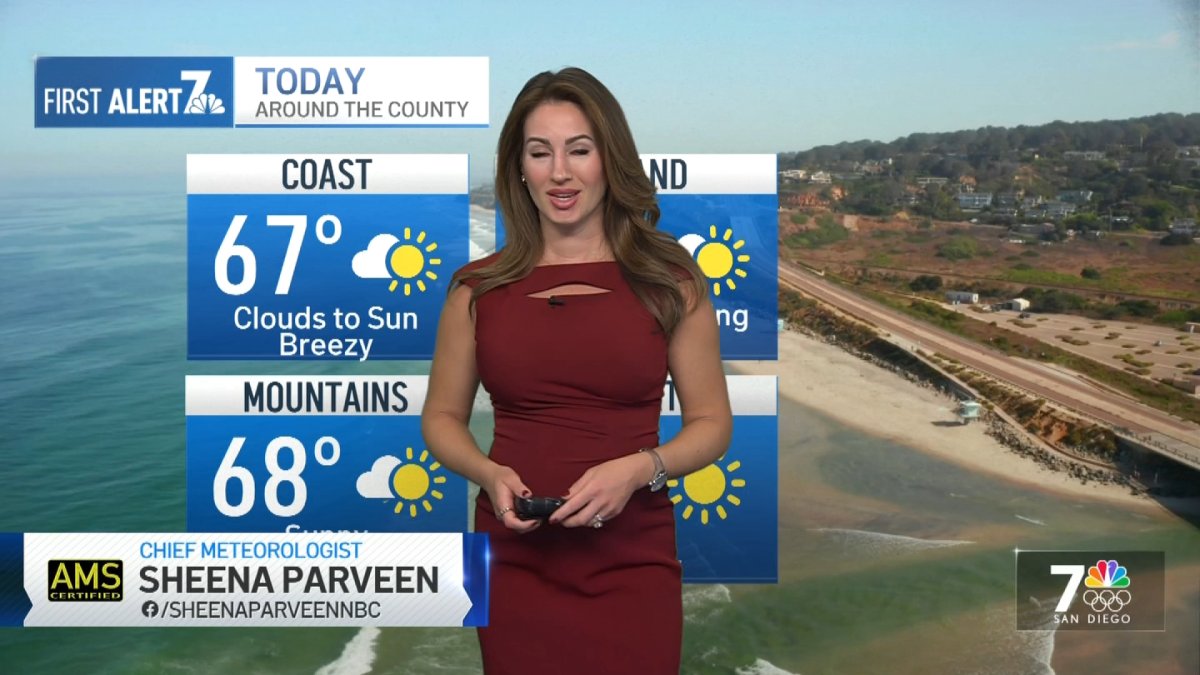 San Diego weather today: Sheena Parveen’s forecast for May 3, 2024 – NBC 7 San Diego