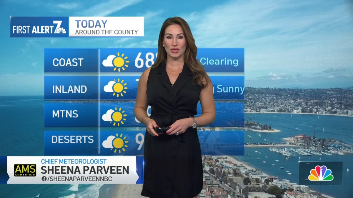San Diego weather today: Sheena Parveen’s forecast for May 9, 2024 – NBC 7 San Diego