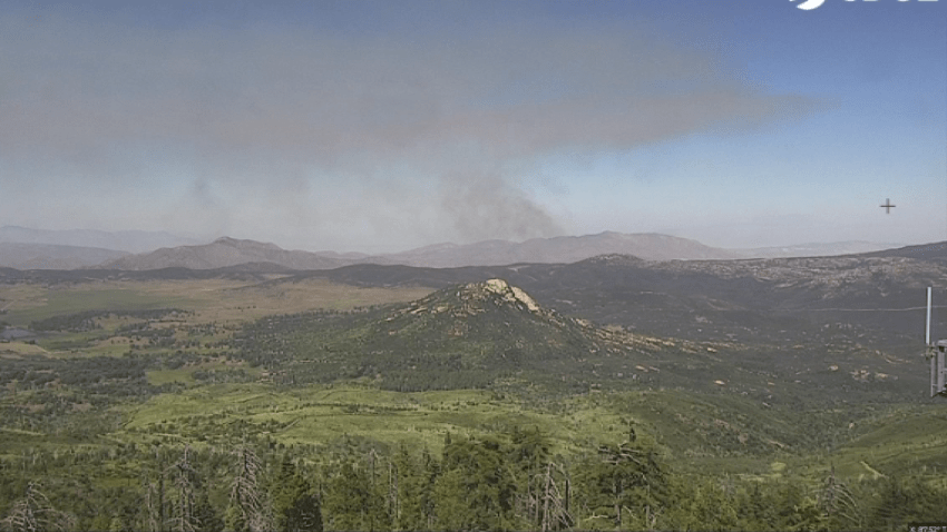Crews halt spread of Agua Caliente brush fire that sent smoke over east San Diego County – NBC 7 ...