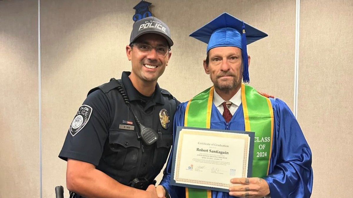 El Cajon man arrested 17 times defies odds, graduates from job program ...