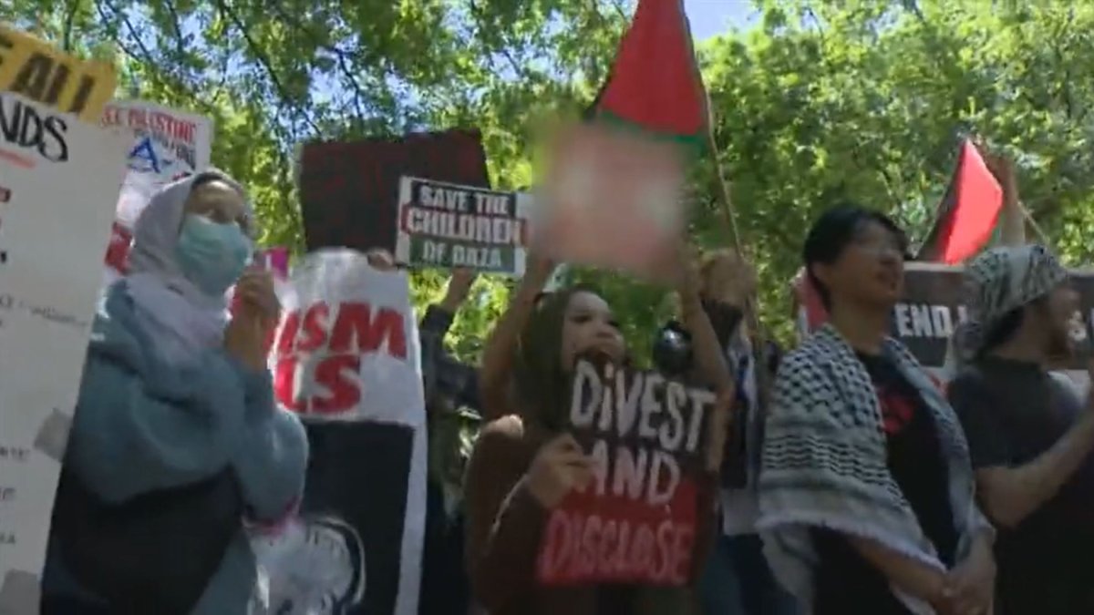 Pro-Palestinian protesters celebrate Sacramento State’s investment ...