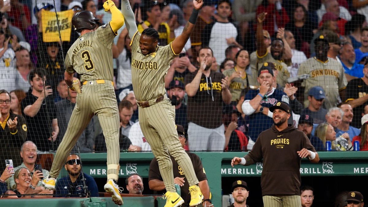 Padres score 9 runs without recording an out to beat Red Sox – NBC 7 ...