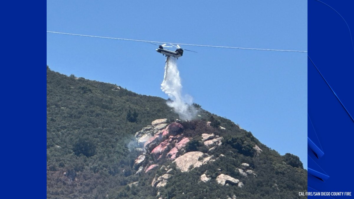 Firefighters battling remote vegetation fire near Pala Casino in San ...