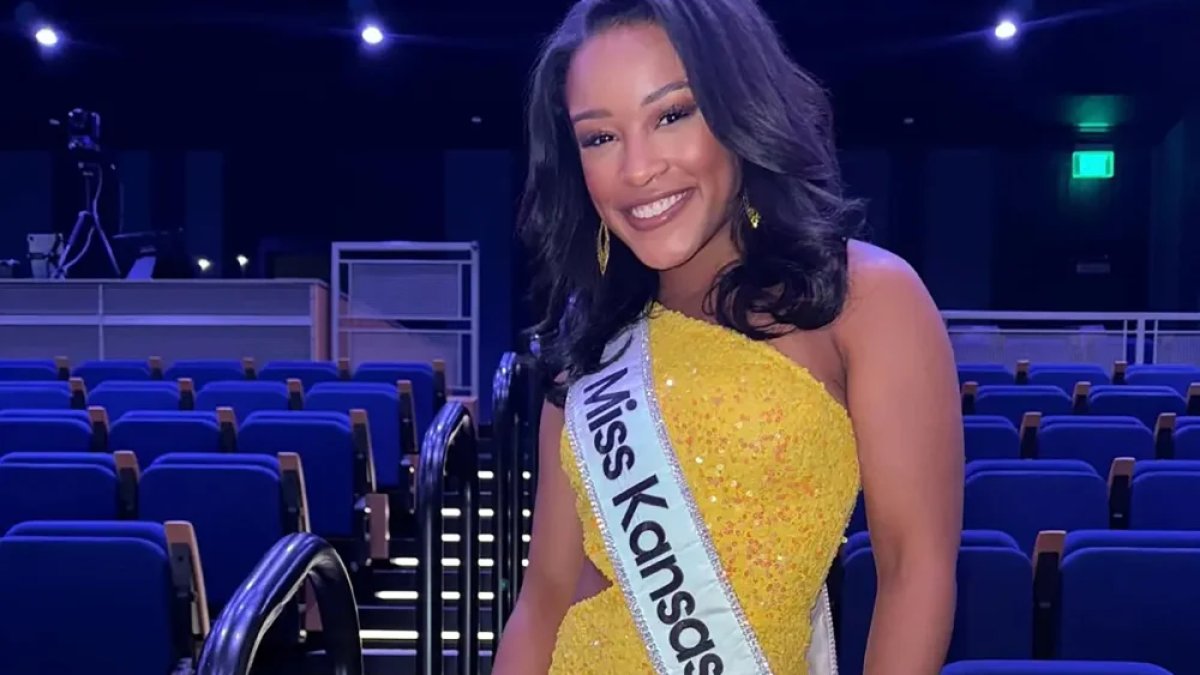 New Miss Kansas calls out her alleged abuser in audience during speech ...