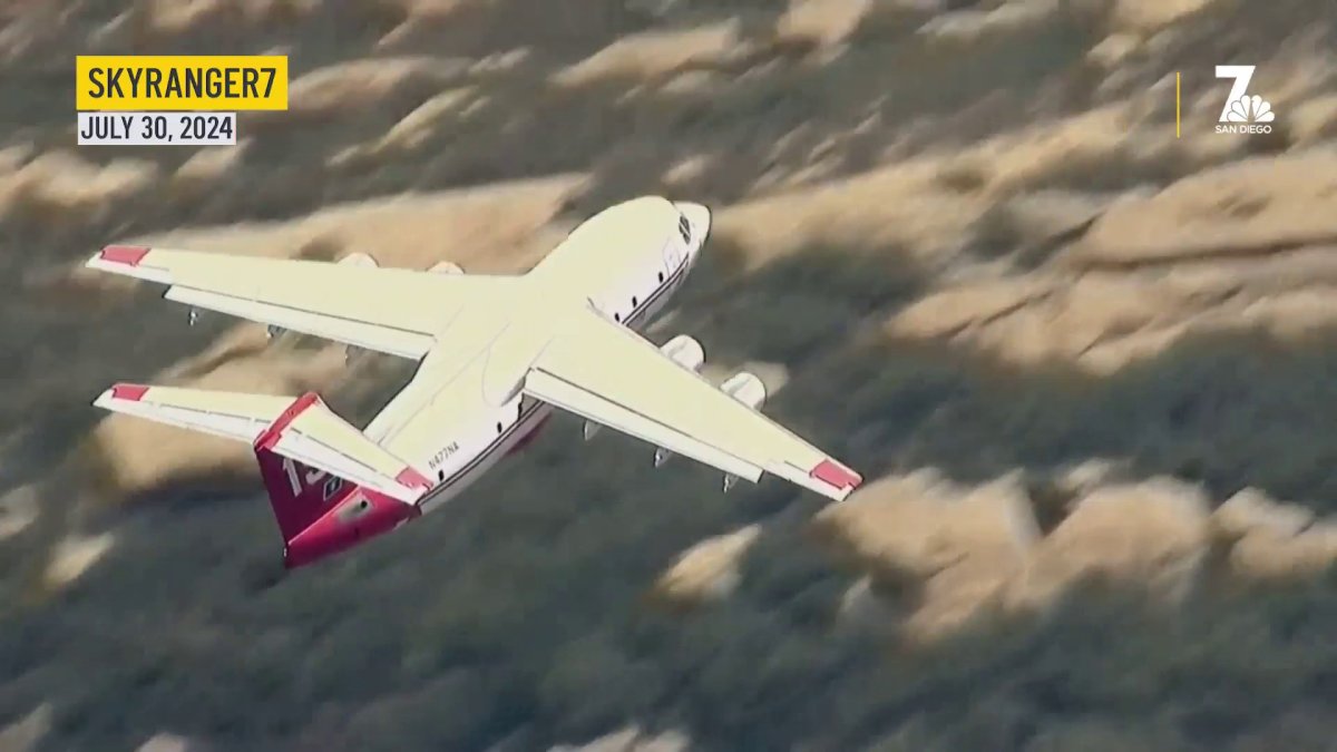 Firefighters battle Border 66 fire in San Diego County – NBC 7 San Diego