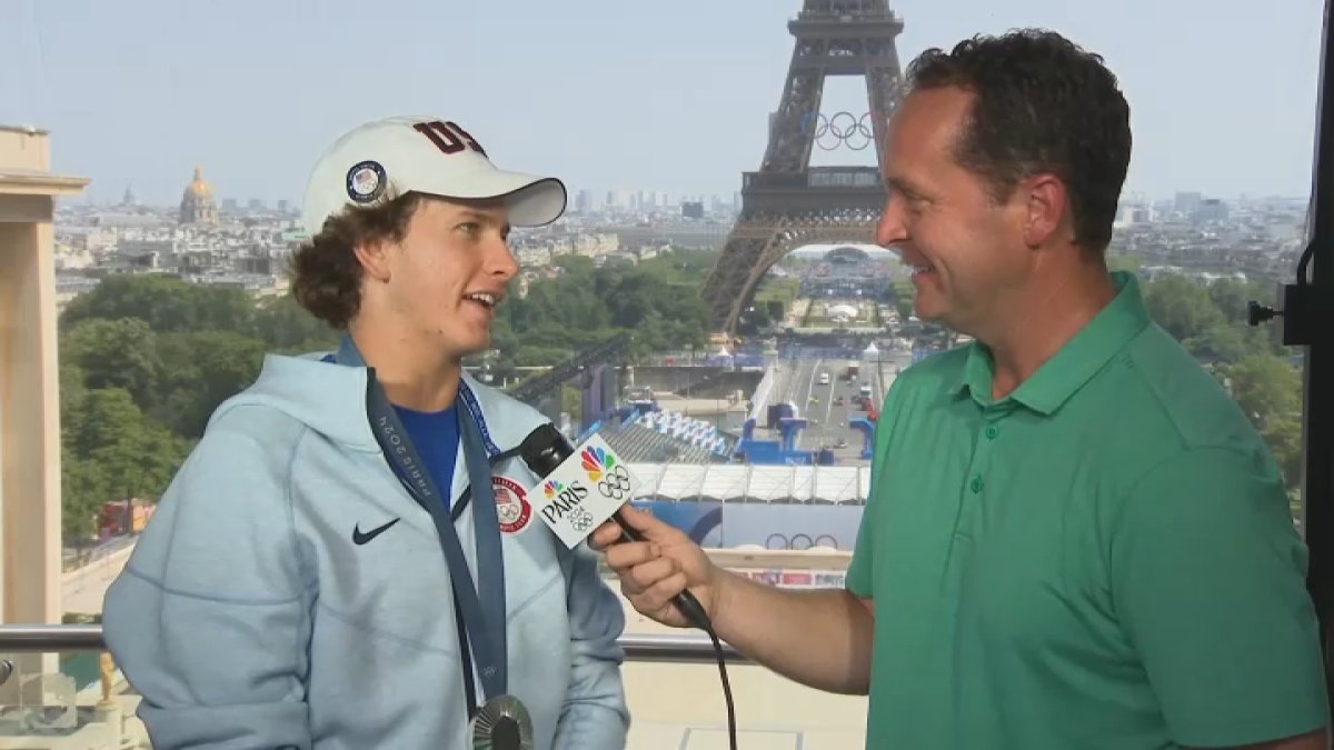 Encinitas Olympic Medalist Jagger Eaton caught up with NBC 7’s Steven ...