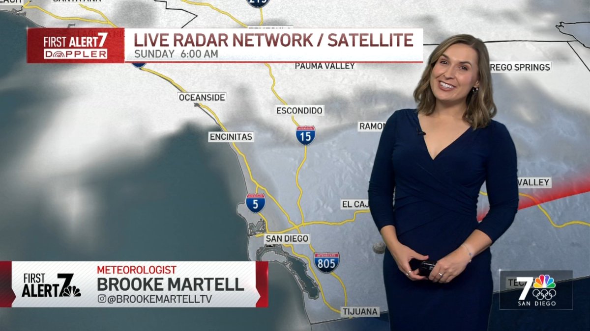 Brooke Martell’s morning weather forecast for July 21, 2024 – NBC 7 San ...