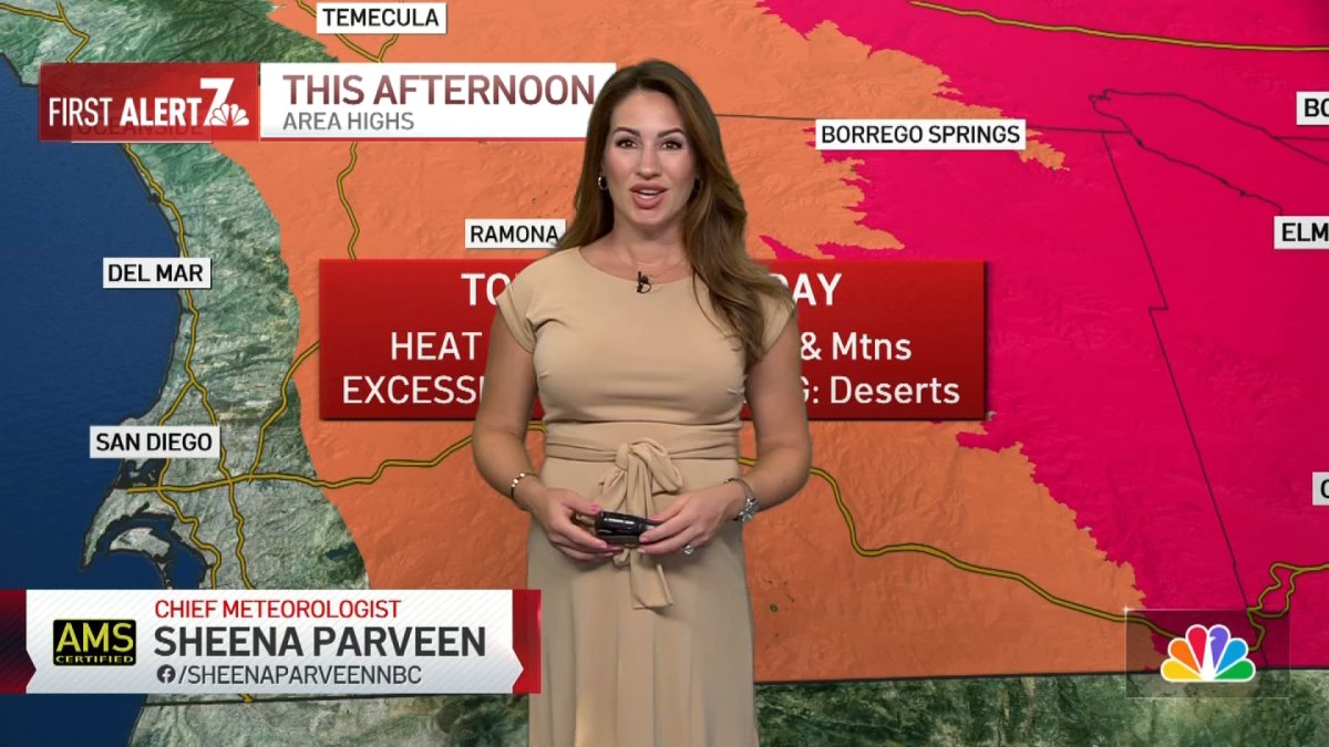 San Diego weather today: Sheena Parveen’s forecast for July 24, 2024 – NBC 7 San Diego