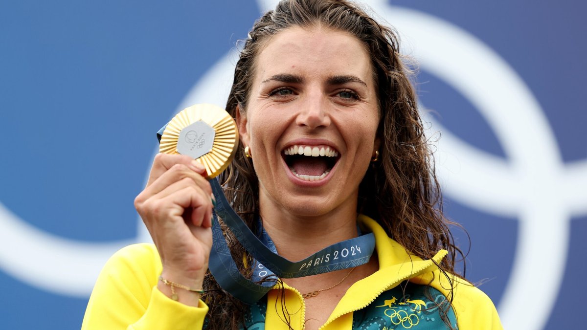Australia’s Jessica Fox finds creative use for Olympic gold medals ...