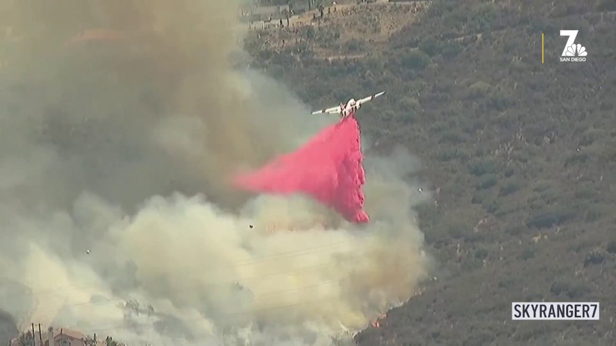 Spring Valley brush fire prompts evacuation, shelter-in-place orders ...