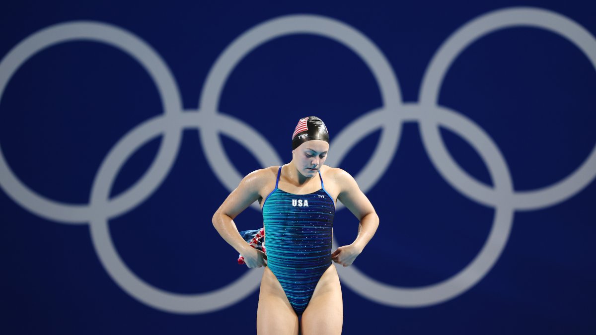 Olympic diver Alison Gibson reacts to getting ’embarrassing’ 0.0 score ...