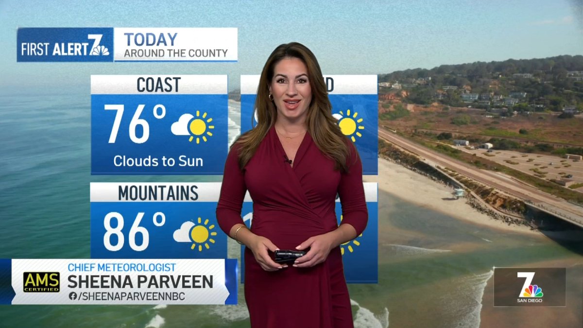 San Diego weather today: Sheena Parveen’s forecast for Aug. 28, 2024 – NBC 7 San Diego