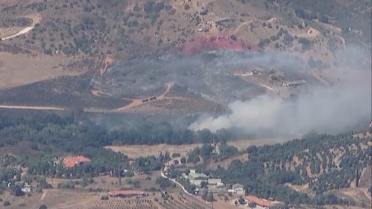 Firefighters stop forward rate of Valley Center brush fire, most ...