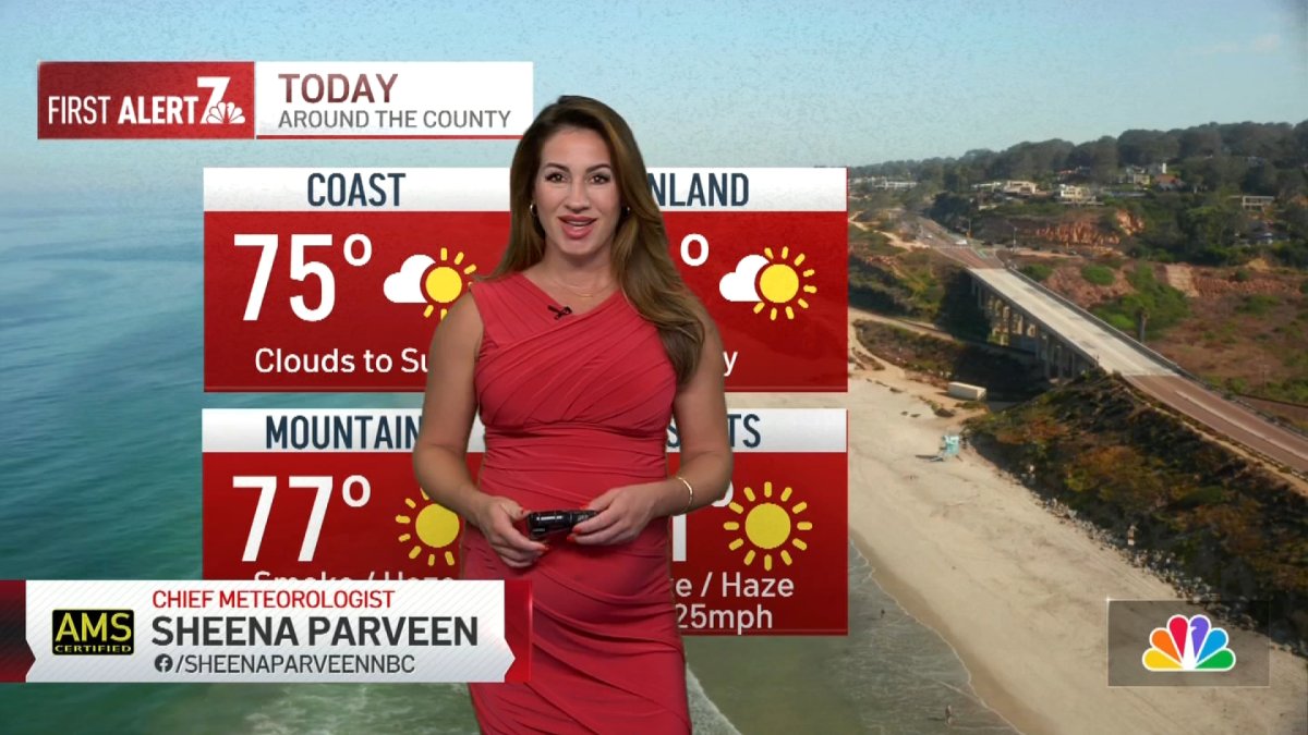 San Diego weather today: Sheena Parveen’s forecast for Sept. 11, 2024 – NBC 7 San Diego