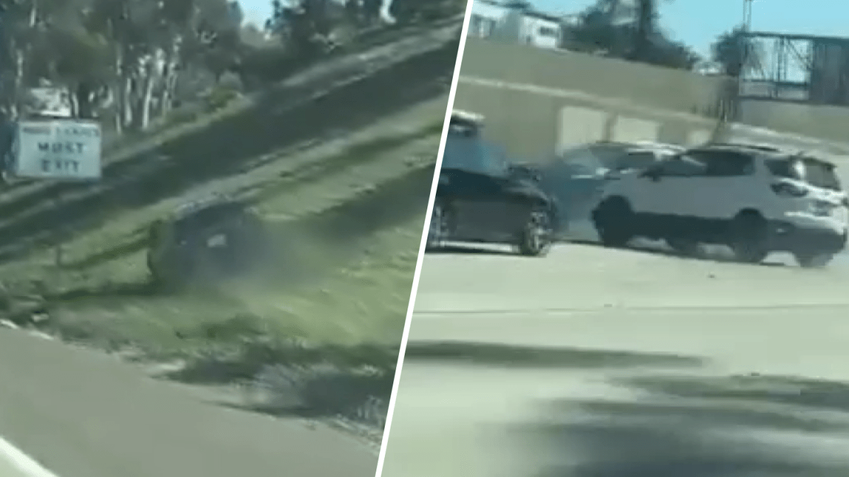 Erratic driver slams into other car on San Diego freeway – NBC 7 San Diego