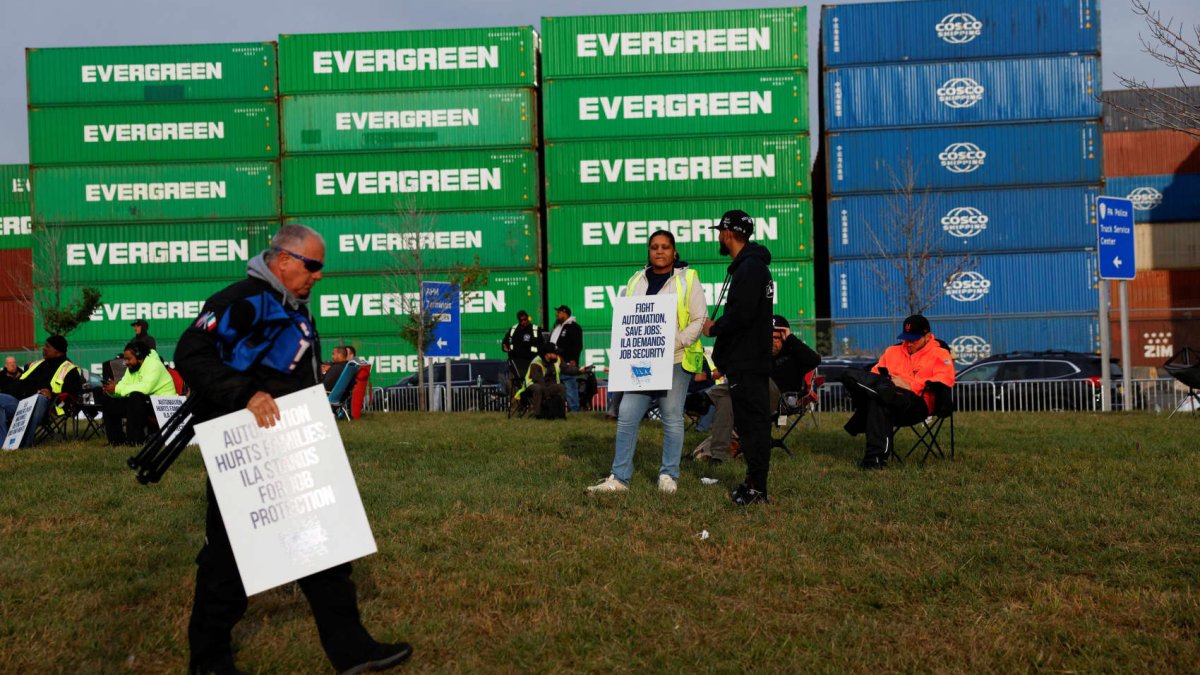 East and Gulf coast ports strike, with ILA longshoremen walking off job ...