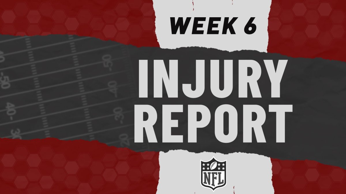 NFL Week 6 injury report – NBC 7 San Diego