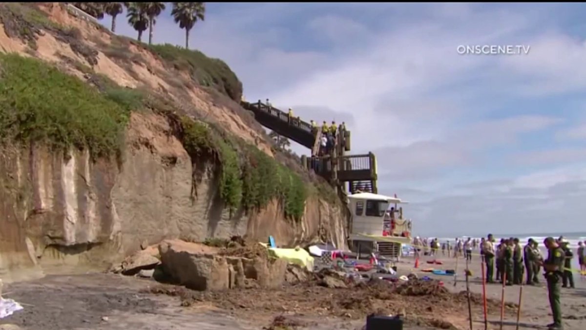 Settlement reached in 2019 deadly bluff collapse in Encinitas – NBC 7 San Diego