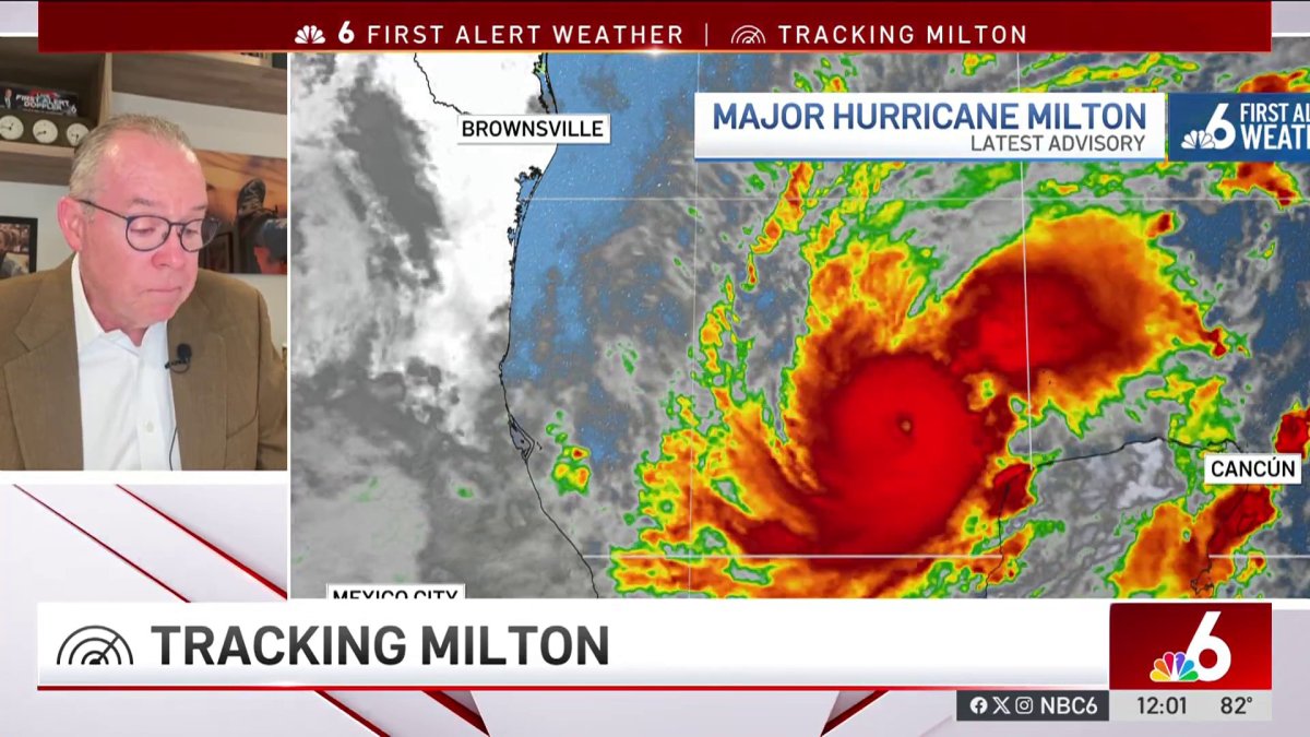 John Morales almost cries on air over Hurricane Milton’s growth – NBC 7 ...