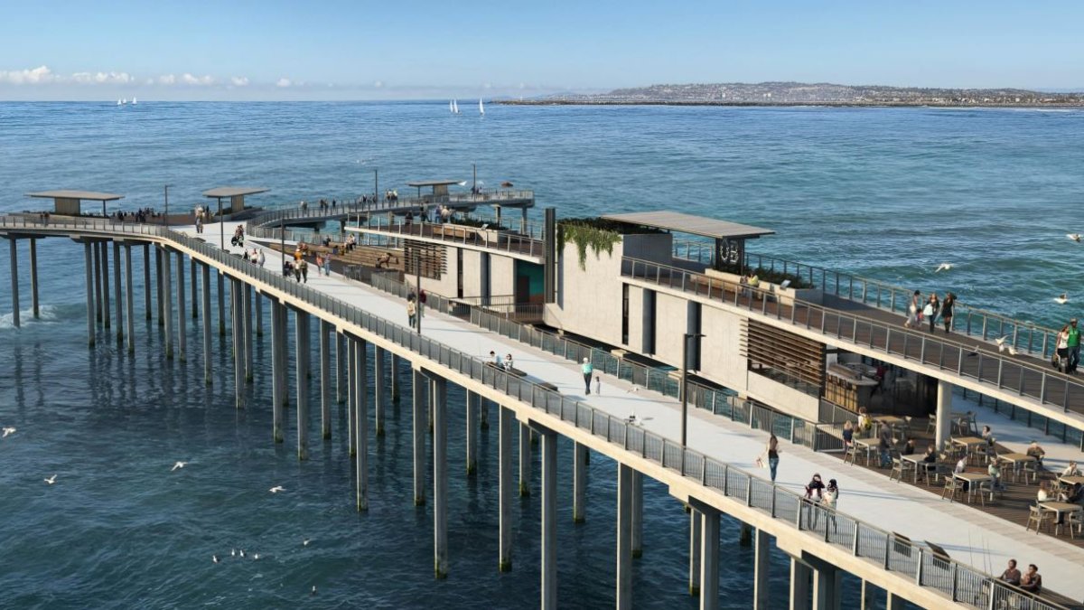 Renderings show the final design proposal for the Ocean Beach Pier ...