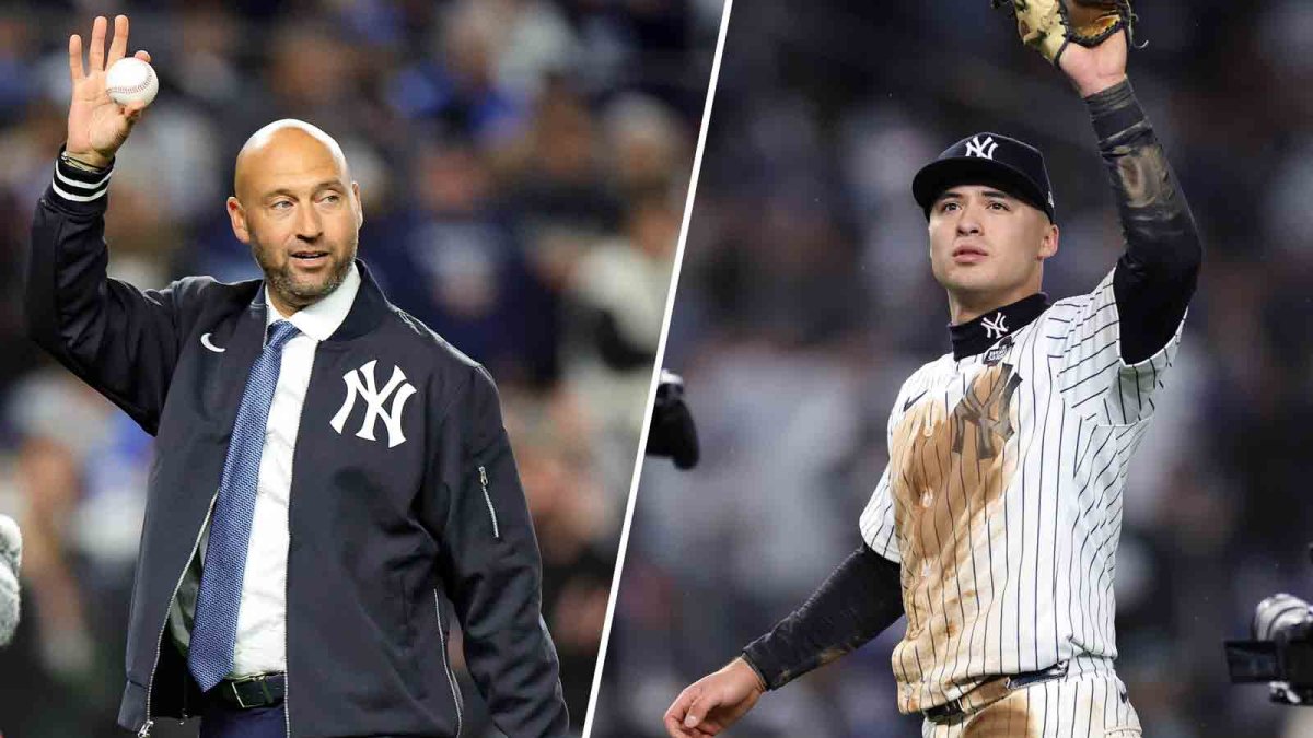 Anthony Volpe takes photo with Derek Jeter at World Series – NBC 7 San Diego