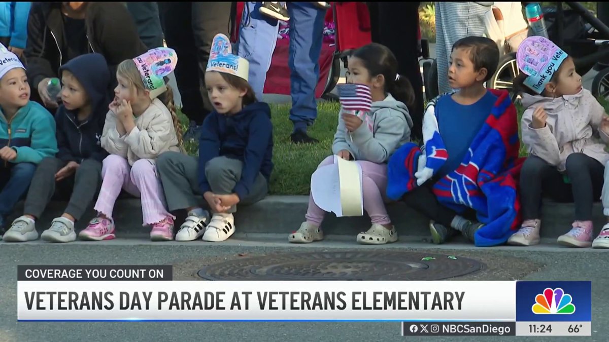 Veteran’s Day parade at Veteran’s Elementary in Otay Mesa – NBC 7 San Diego