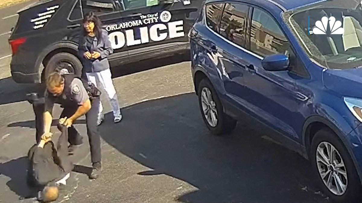 Bodycam shows Oklahoma City officer slamming elderly man to the ground – NBC 7 San Diego