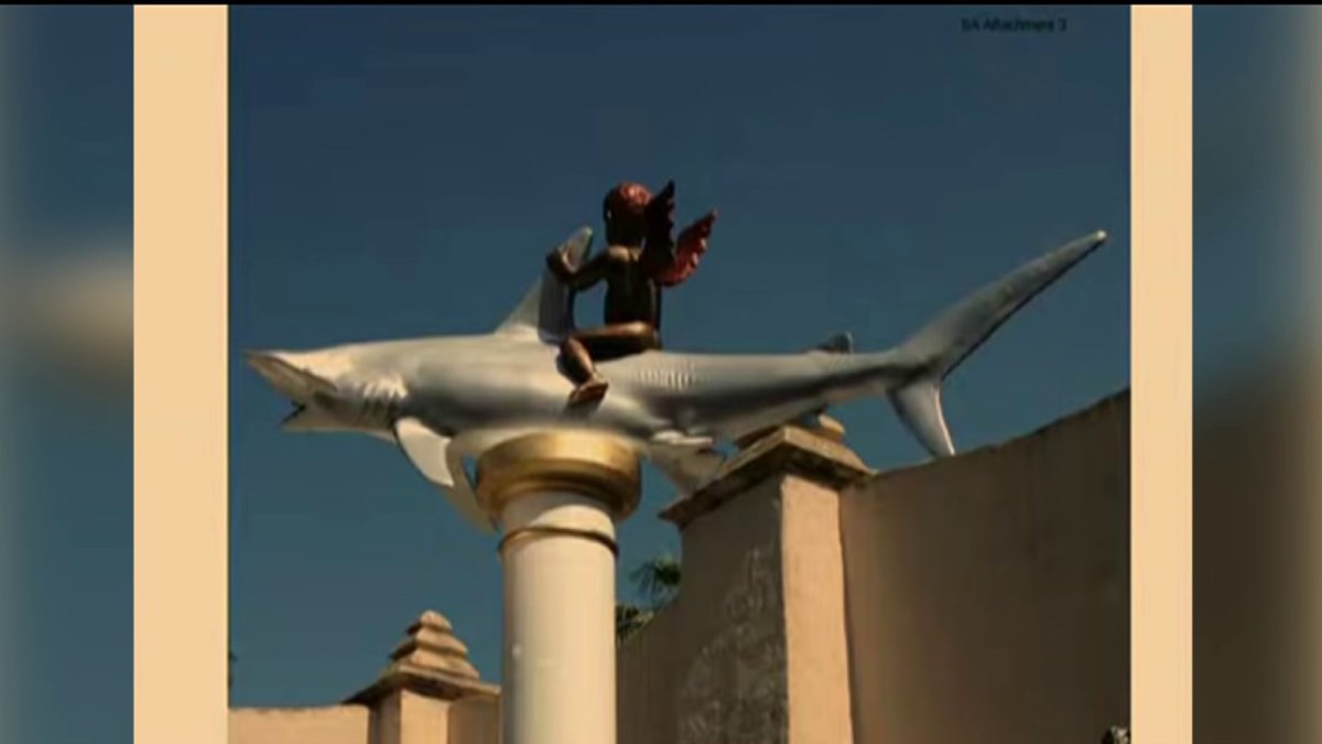 Encinitas shark-riding cupid sculpture approved despite criticism – NBC ...