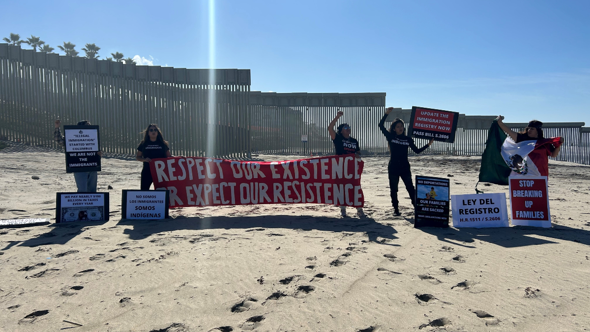 Undocumented women rally at Imperial Beach border wall – NBC 7 San Diego