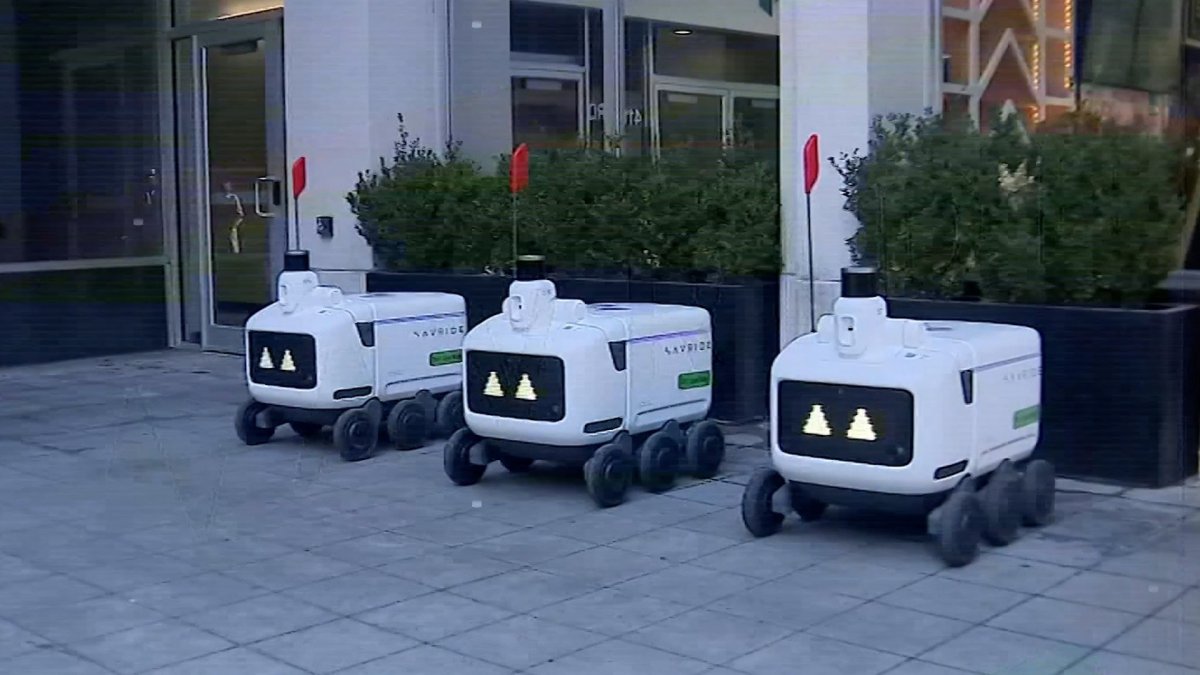 How do autonomous food delivery robots work? – NBC 7 San Diego
