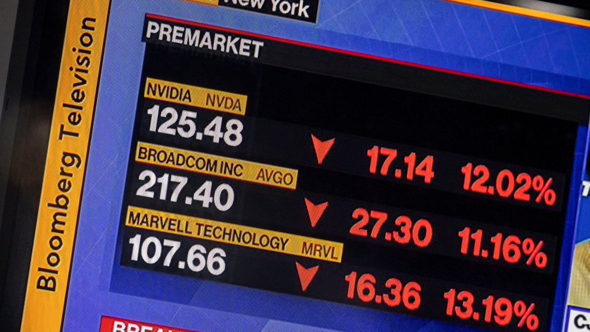 Nvidia loses nearly $600 billion in market value – NBC 7 San Diego