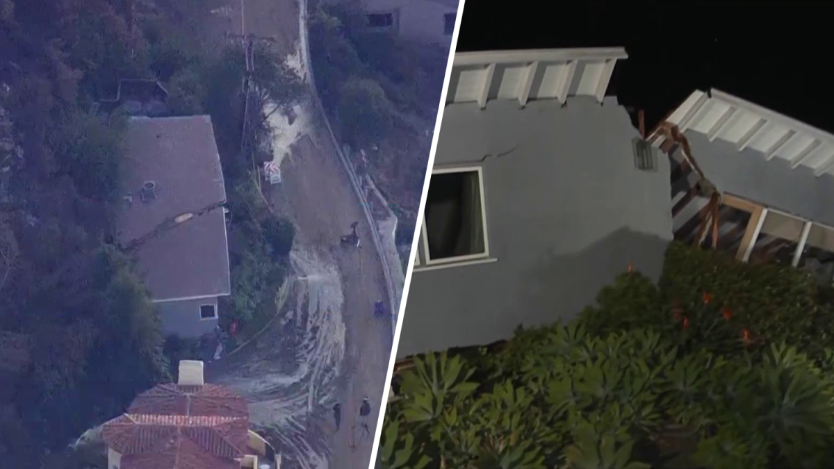 Landslide damages Pacific Palisades home untouched by wildfire – NBC 7 ...