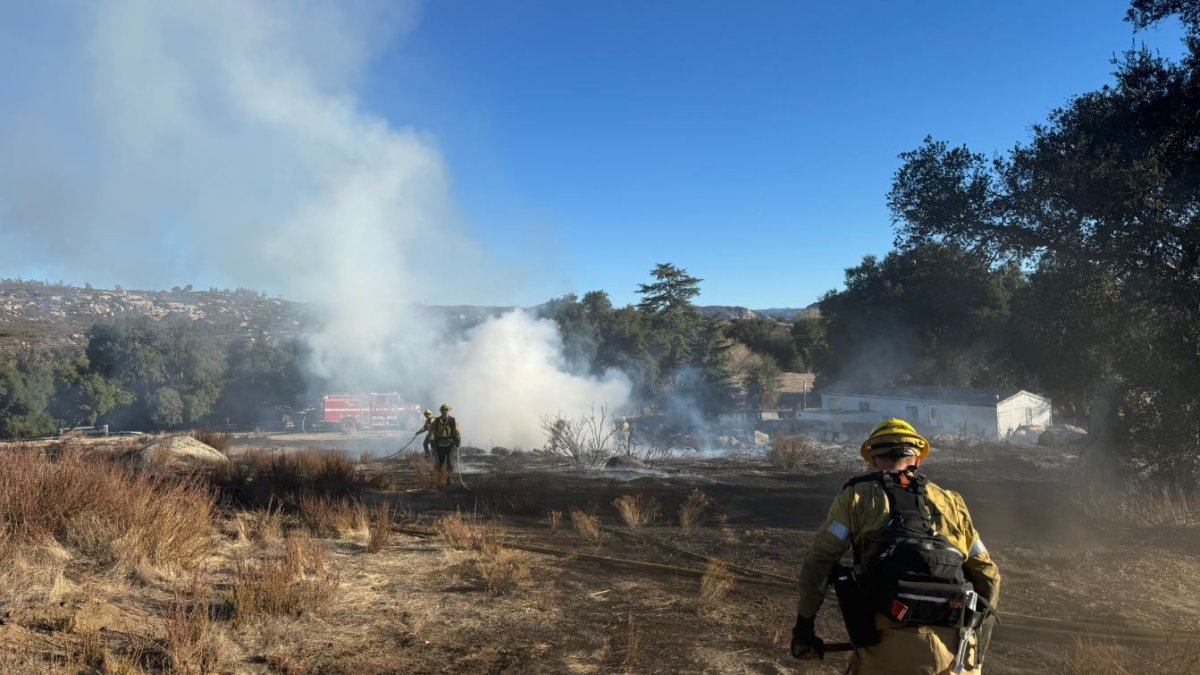 San Diego firefighters knock down RV fire in Potrero – NBC 7 San Diego