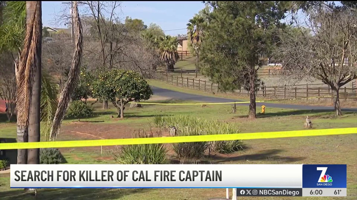 Killer of Cal Fire Captain stabbed in her Ramona home still at large ...