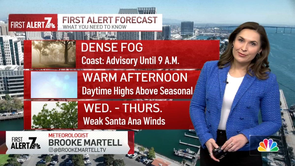 San Diego weather today: Brooke Martell’s forecast for Feb. 25, 2025 – NBC 7 San Diego