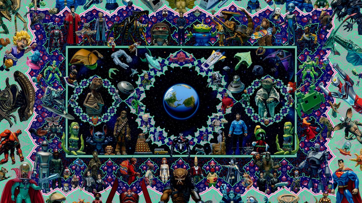 San Diego artist unveils the Alien Painting – NBC 7 San Diego