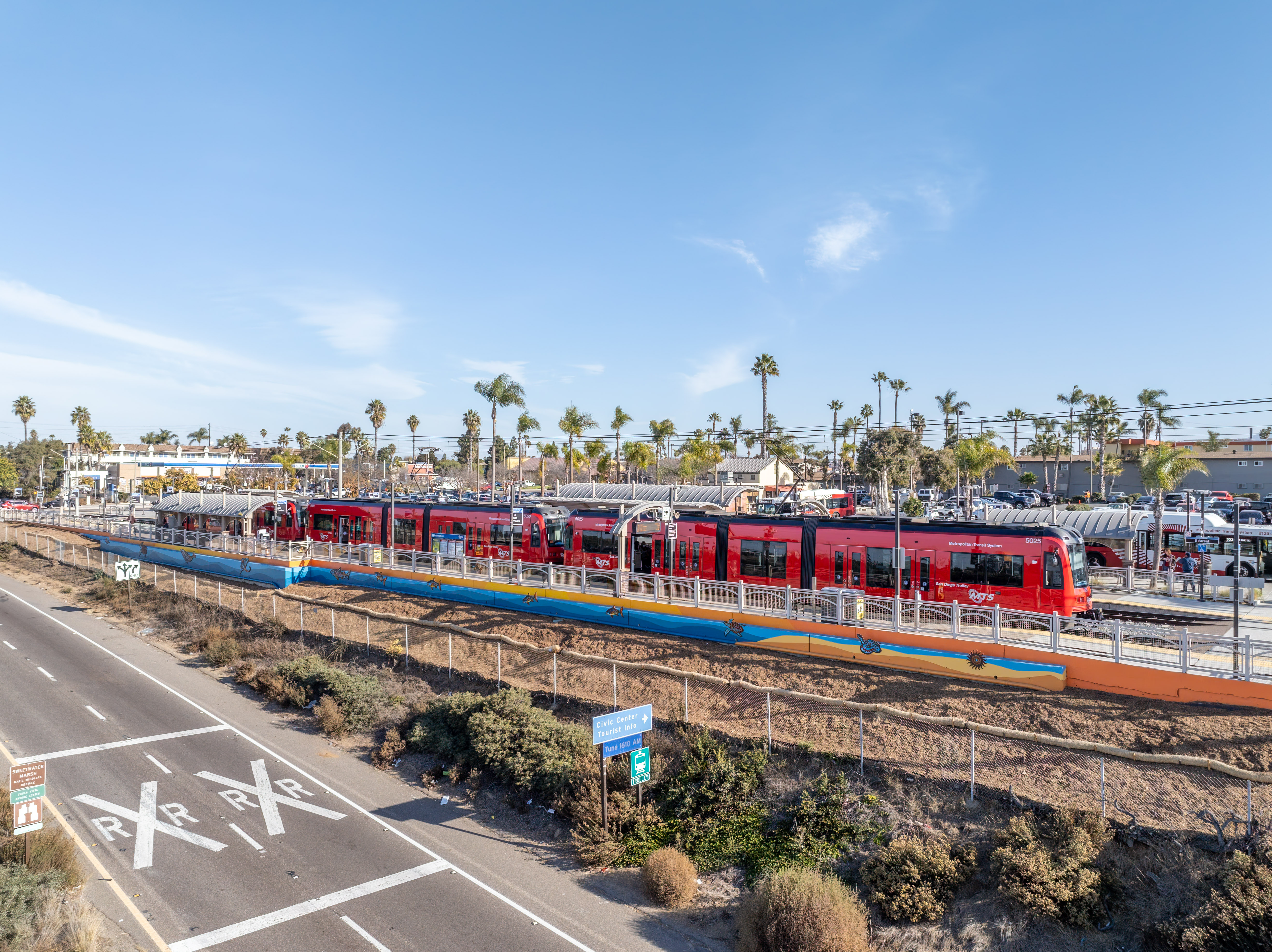 New murals bring color, life and culture to Chula Vista Trolley station ...