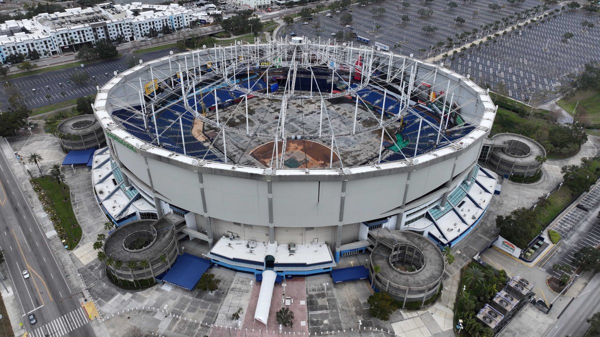 City will fix Tropicana Field roof, aims for Rays return in 2026 – NBC ...