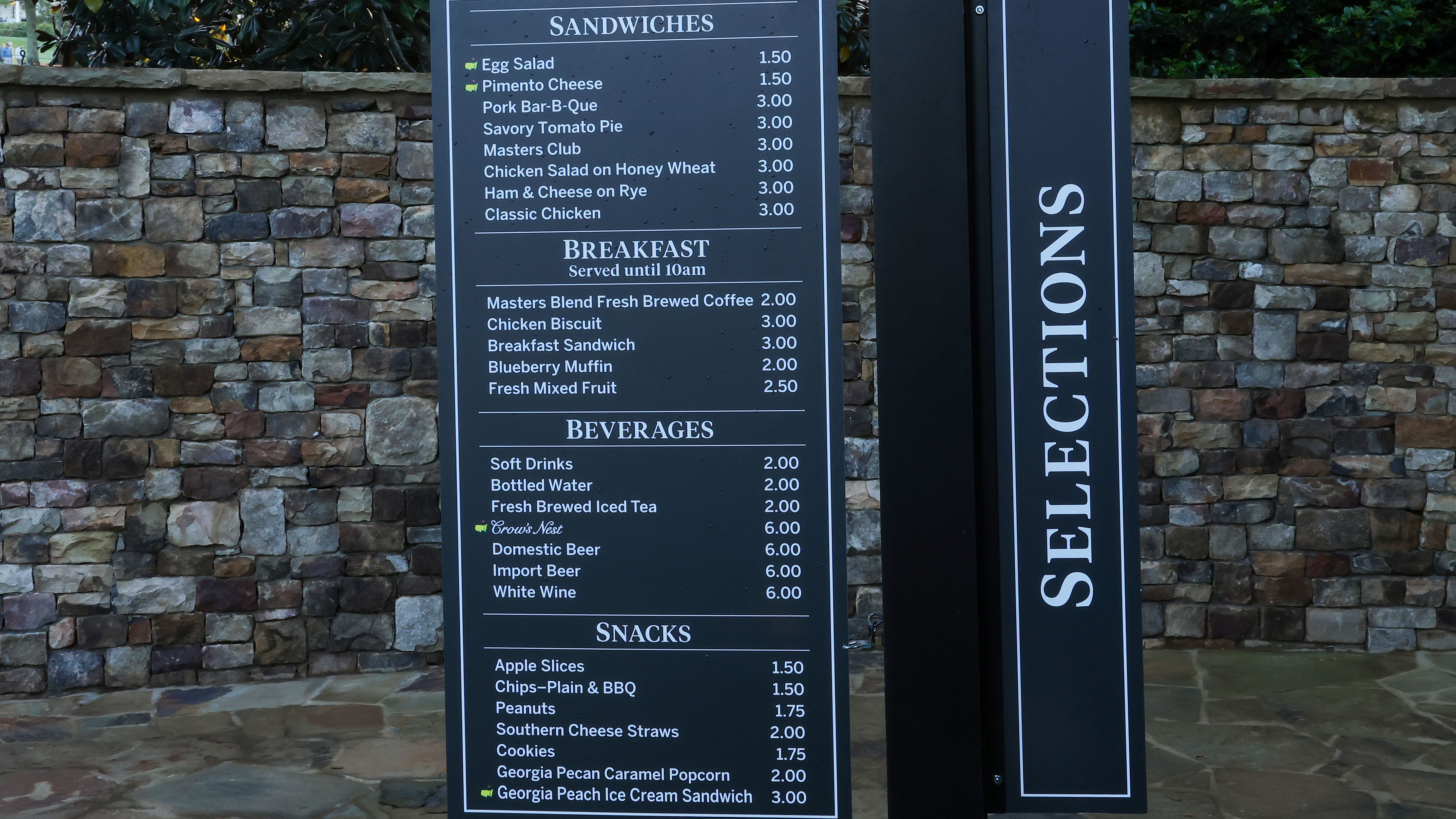 2025 Masters concession prices and costs still low: Take a look – NBC 7 ...