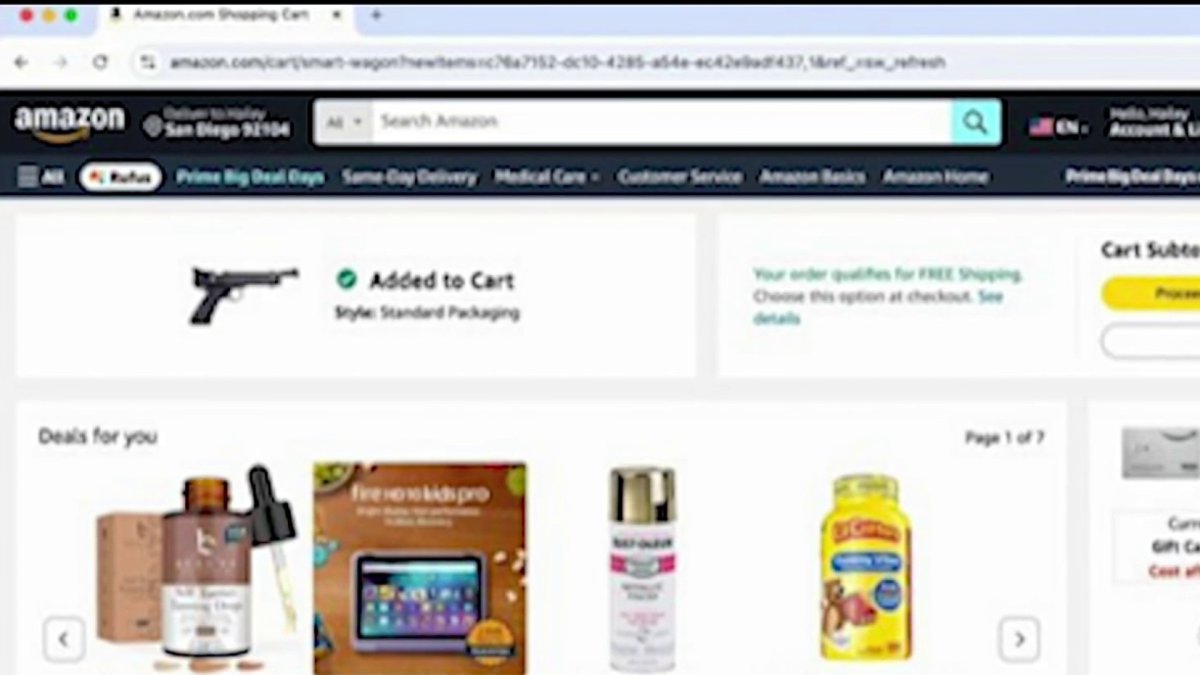 USD study claims Amazon sells dangerous products to minors – NBC 7 San ...