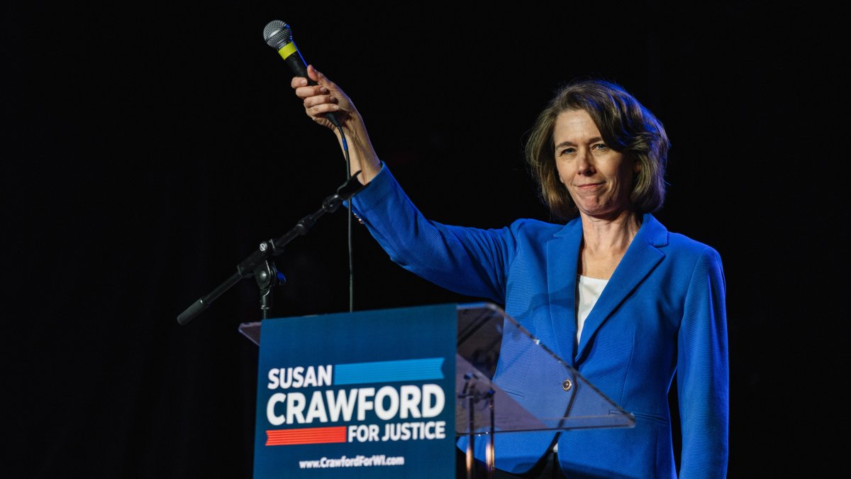 Susan Crawford wins Wisconsin Supreme Court race, defying Musk – NBC 7 ...