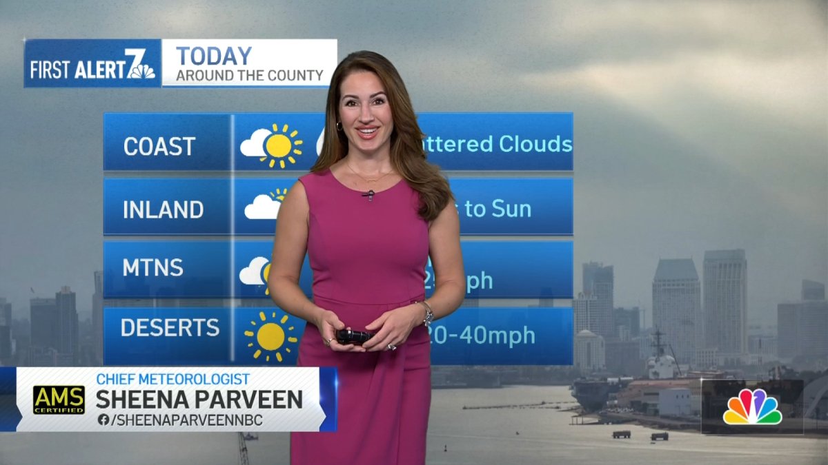 San Diego weather today: Sheena Parveen’s forecast for April 25, 2025 – NBC 7 San Diego