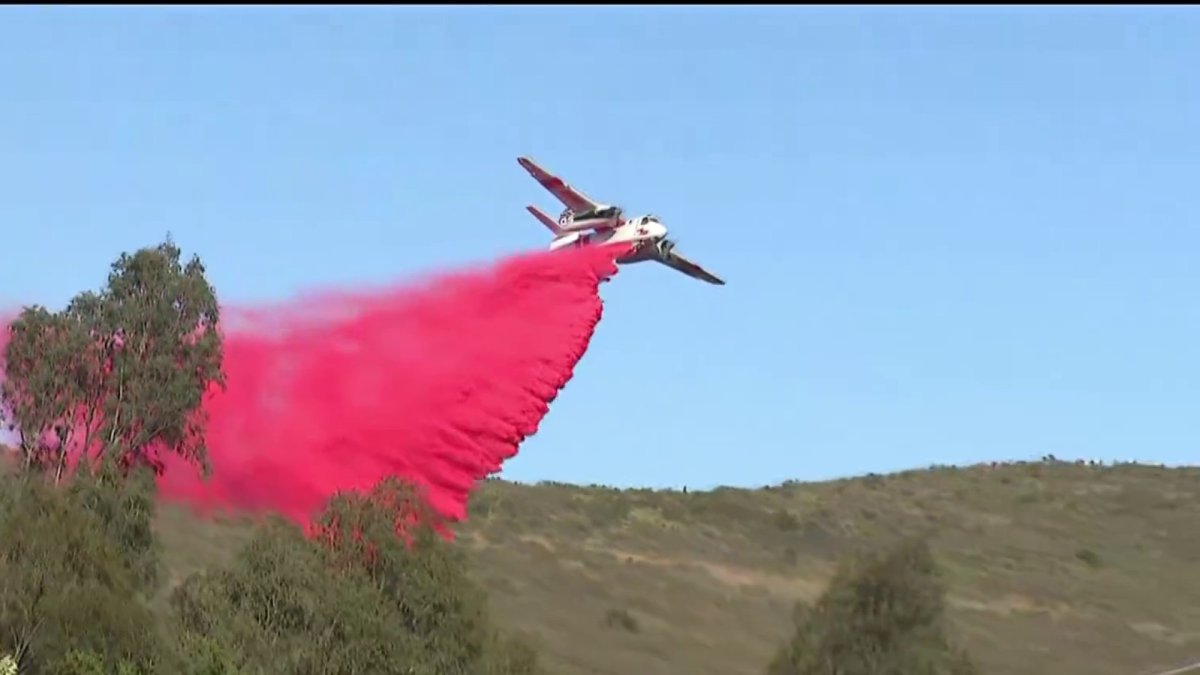 Crews battle brush fire near Poway Road; evacuations ordered – NBC 7 ...