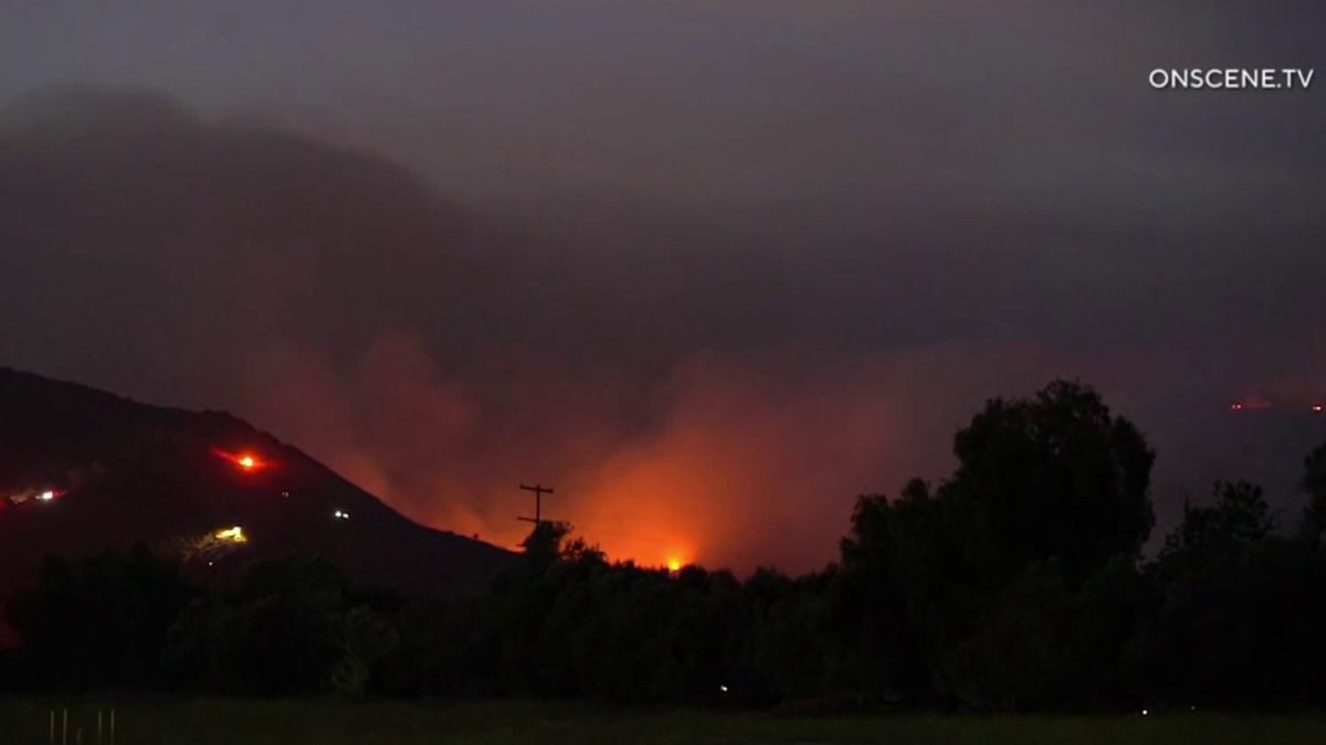 Brush fire in Pala area prompts evacuations, Cal Fire says – NBC 7 San ...