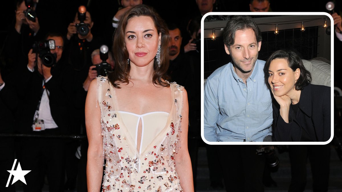 Aubrey Plaza makes first red carpet appearance since husband’s death ...