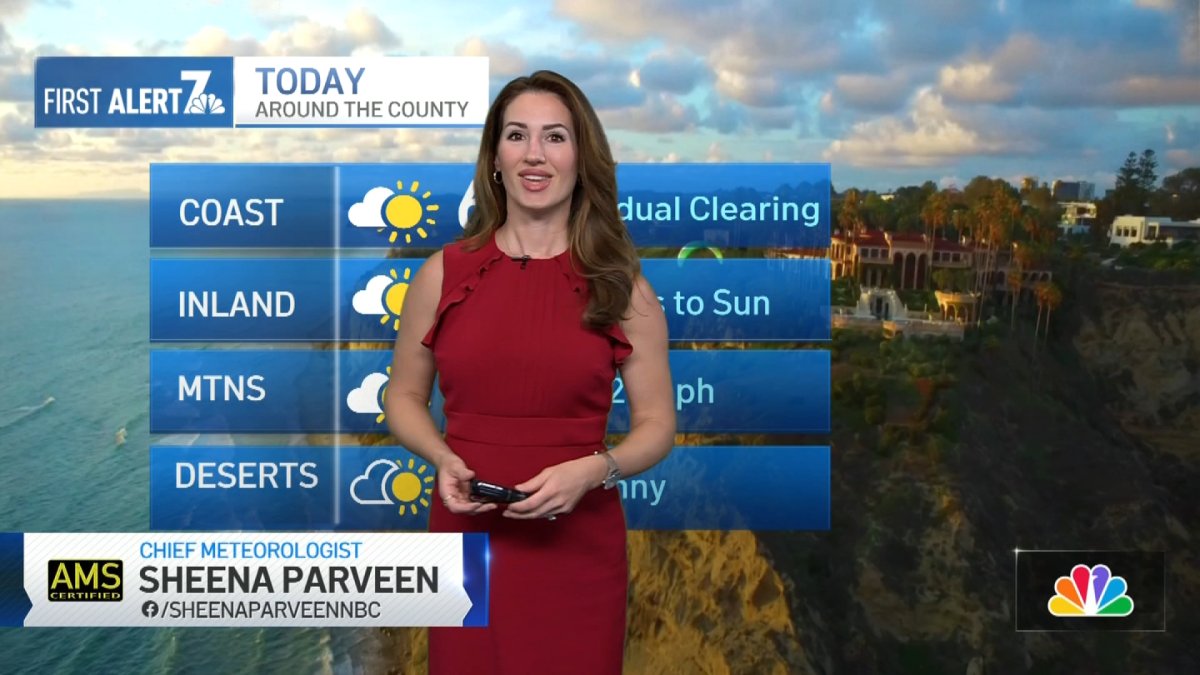 San Diego weather today: Sheena Parveen’s forecast for May 1, 2025 – NBC 7 San Diego